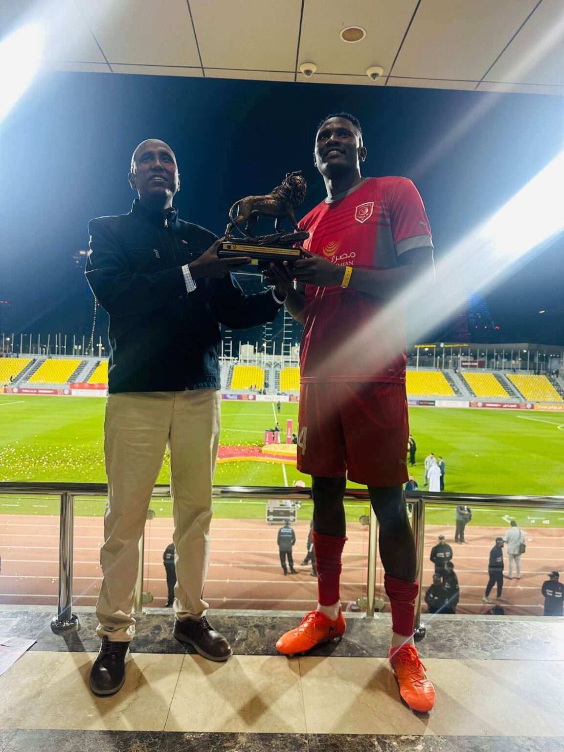 H.E Ambassador Presented a Special recognition to Kenya’s Own Michael ...